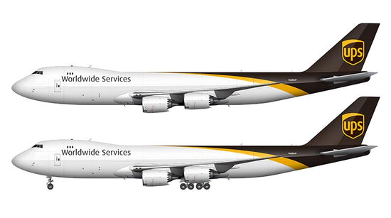 United Parcel Service (UPS) Boeing 747-8F Illustration (2014 Livery ...