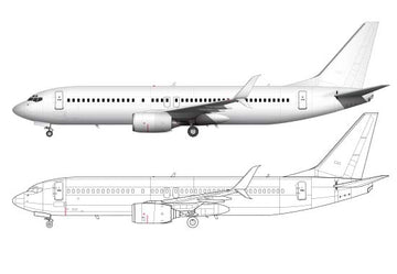 Hawaiian Airlines Boeing 717-200 Illustration (2017 Livery) – NorebboStock